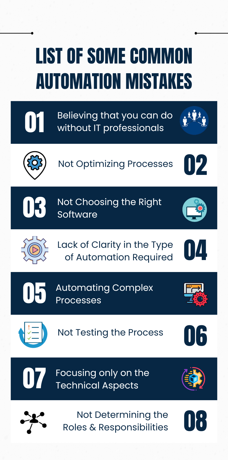 8 Common Process Automation Mistakes To Avoid - auxiliobits